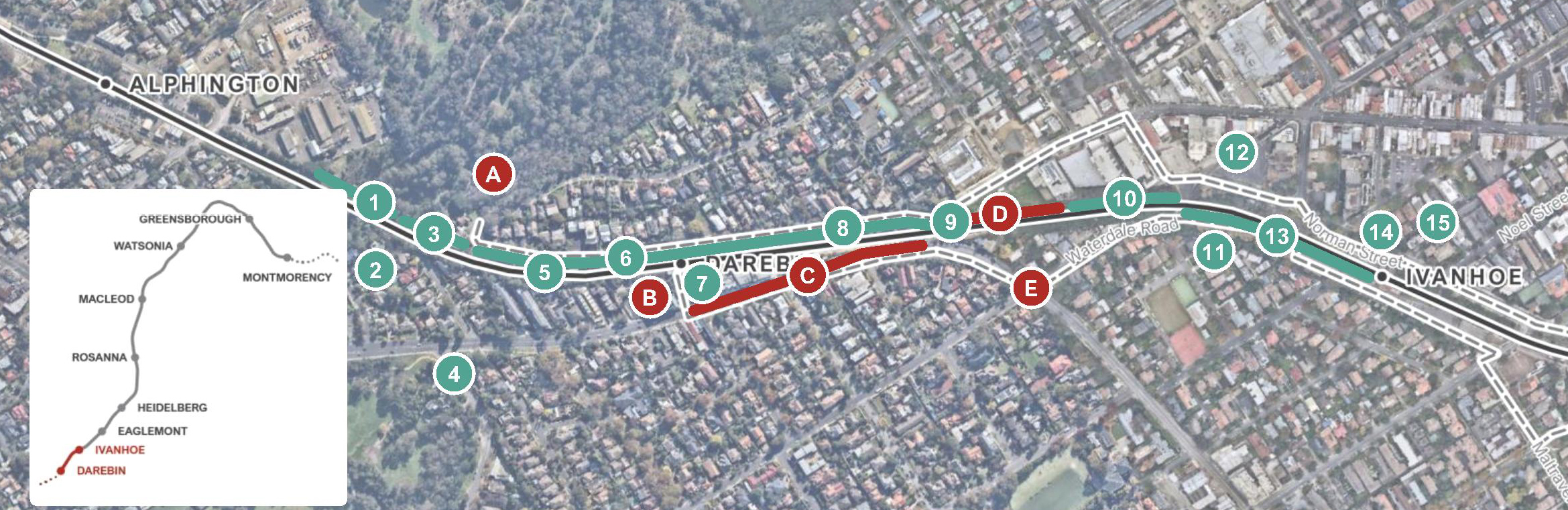 HURSTBRIDGE RAIL CORRIDOR - DAREBIN STATION TO IVANHOE STATION ...
